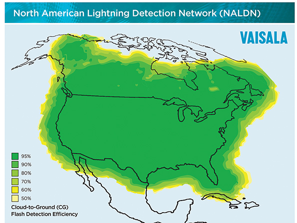 Lightning Flash Density Map Full Article: Cloud To Ground Lightning In