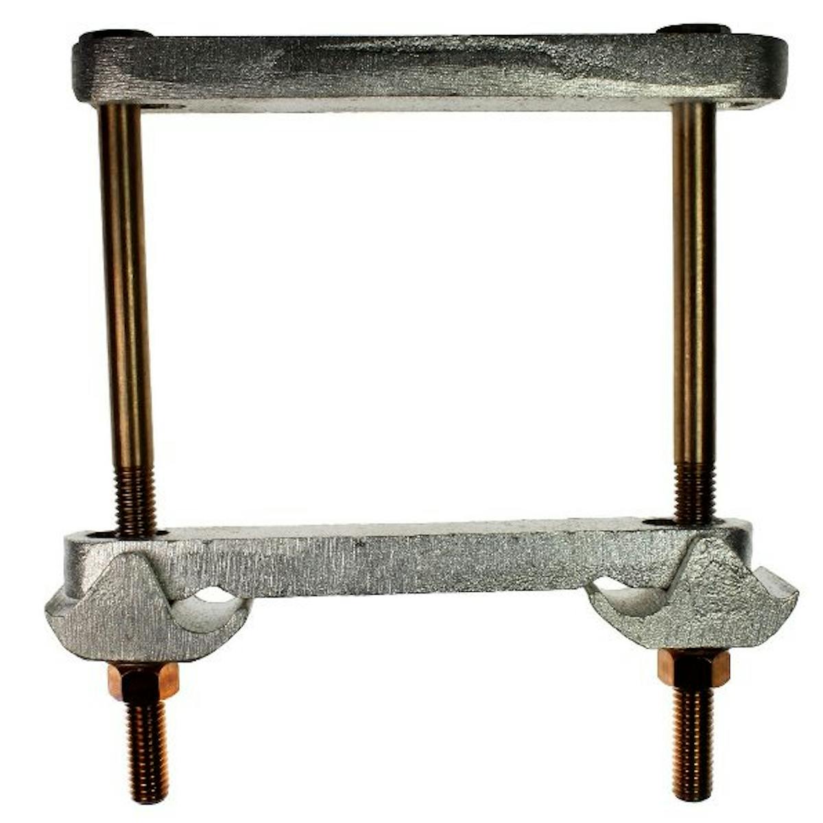 4-Inch Fence Post Ground Clamp | T&D World