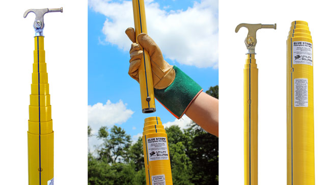 Take-Apart Telescopic Hot Stick Specially Designed for Linemen | T&D World