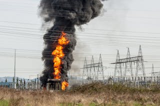 substation switching explosion