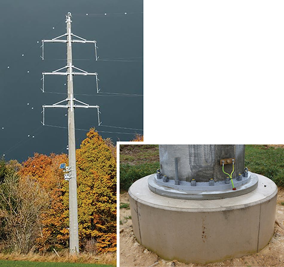 Two Types of Poles, One Transmission Line | T&D World