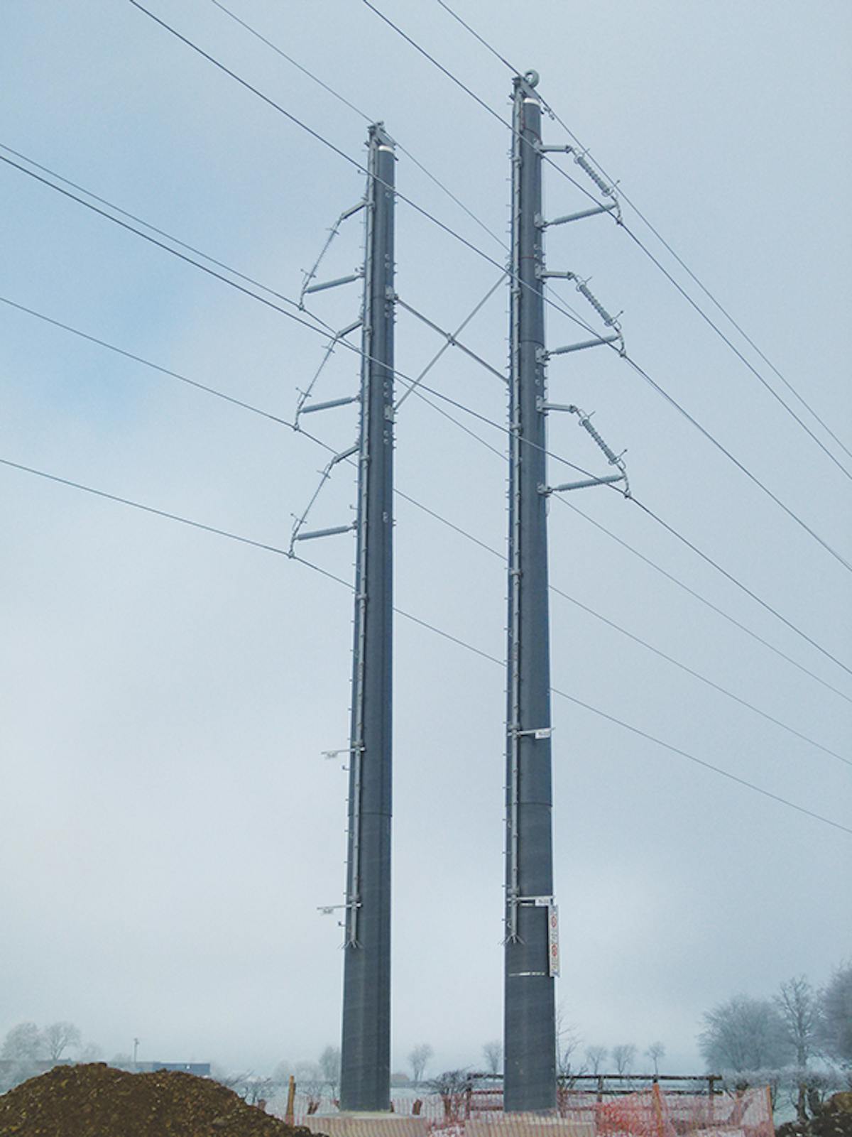 Two Types of Poles, One Transmission Line | T&D World