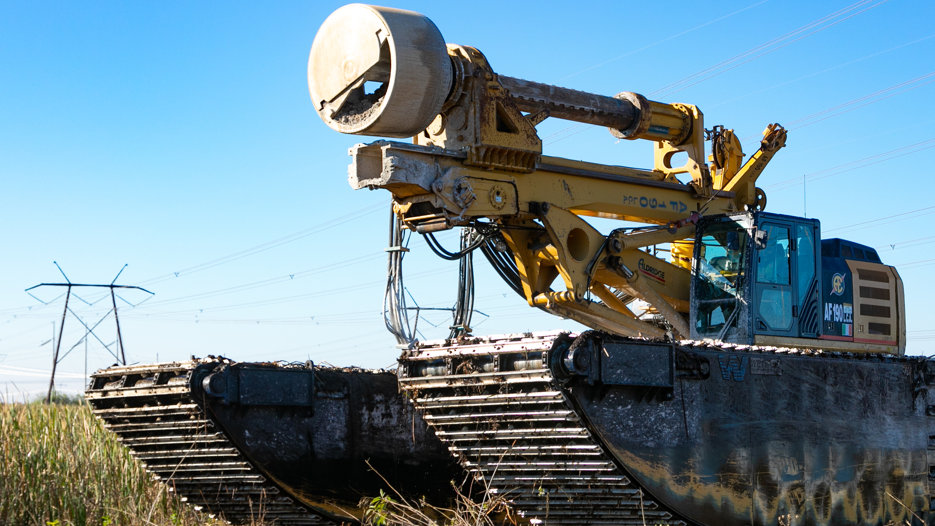 Amphibious Equipment Aids in Transmission Line Construction in Wetland ...