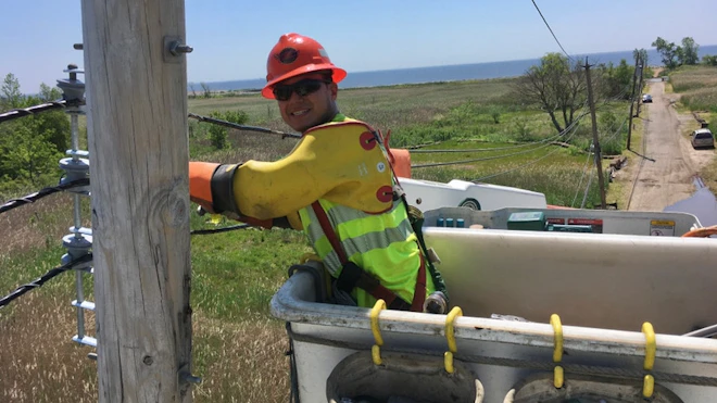 Journeyman Lineman Rick Soto says during storm restorations, it feels ...