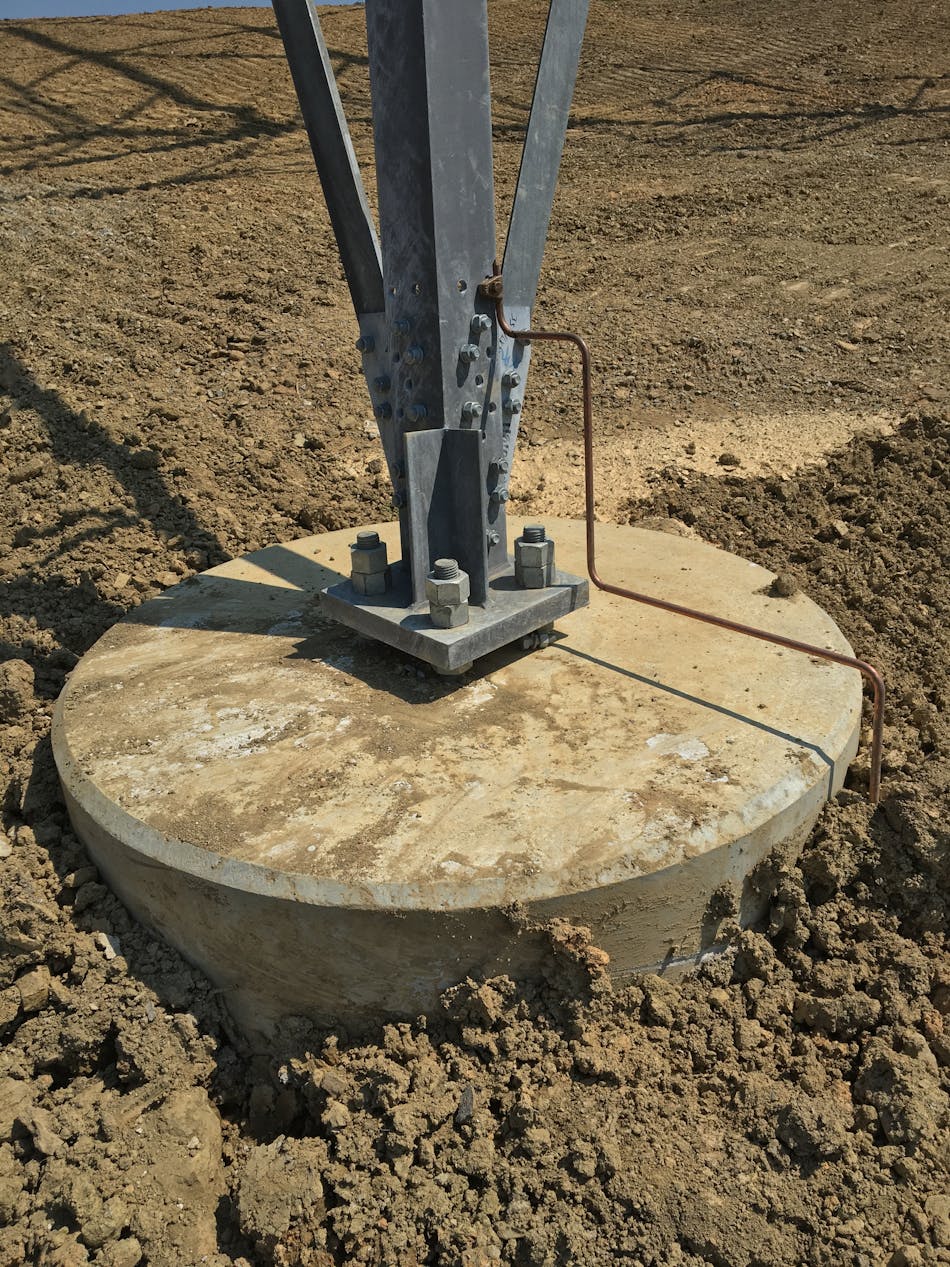 If the Shoe Fits: Design of 765-kV Tower Base Plates | T&D World