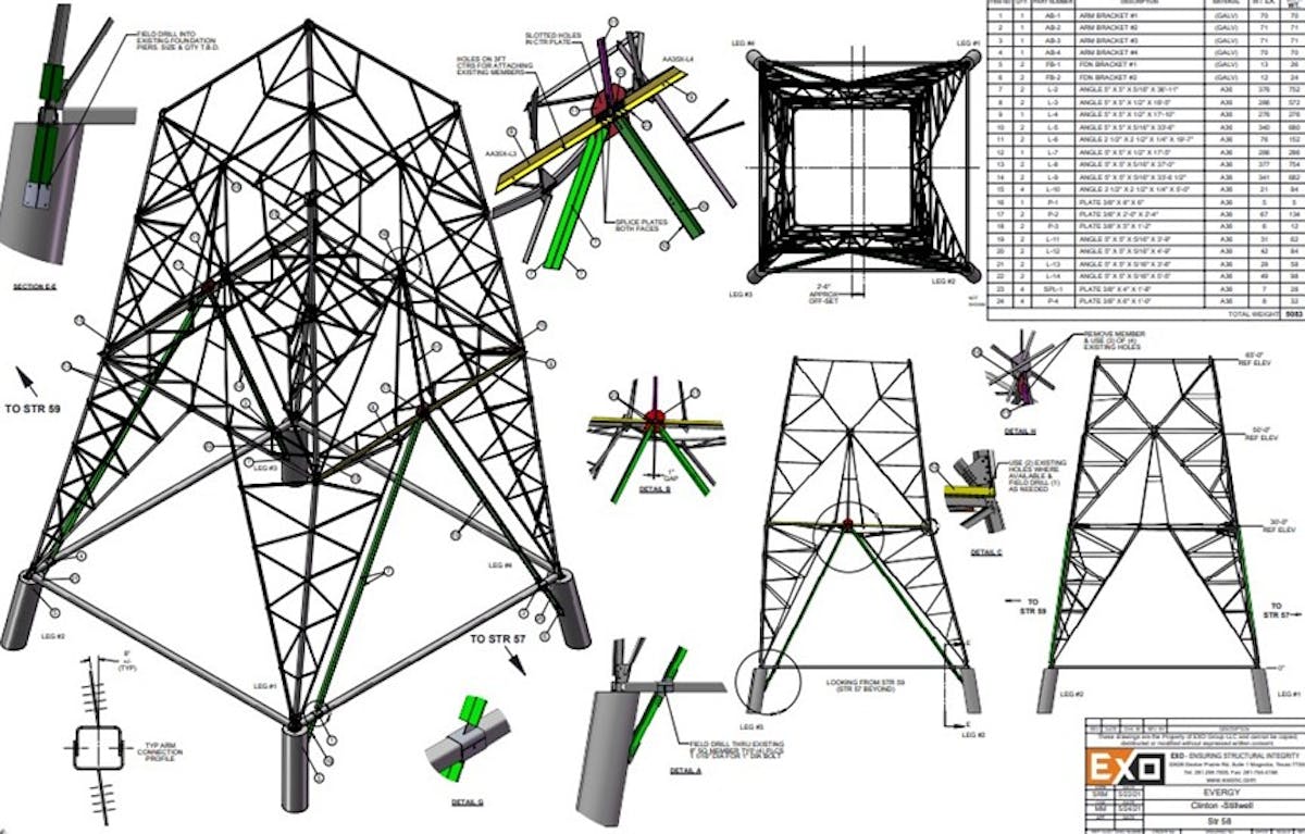 Evergy Stabilizes Damaged Tower | T&D World