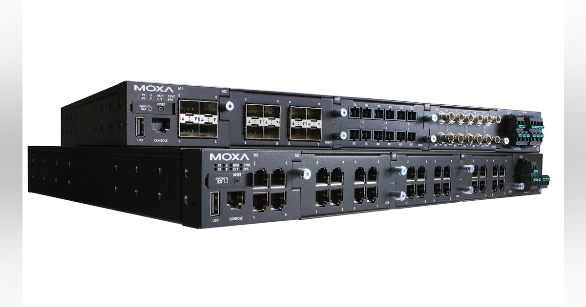 Moxa 28-Port Managed Industrial Ethernet Switches Futureproof ... Moxa 28-Port Managed Industrial Ethernet Switches Futureproof ...